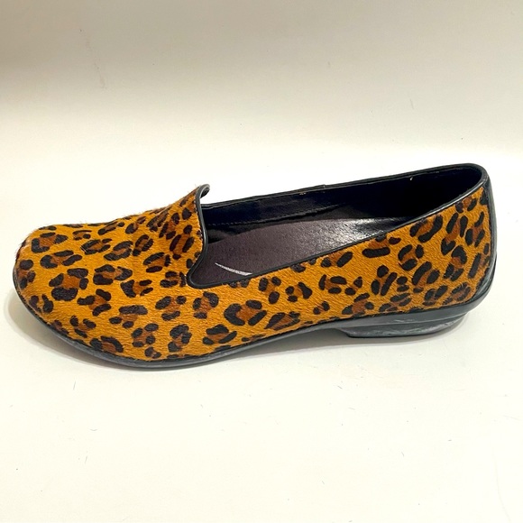 Dansko | Shoes | Dansko Olivia Leopard Print Loafers Calf Hair 38 Slip ...
